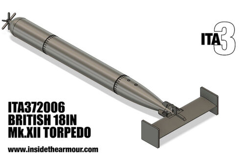 Inside the Armour ITA372006 British Mk.XII 18in Torpedo 3D-Printed (1 piece)