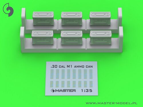 Master GM-35-091 M1 ammunition cans for Browning M1919 (6 pcs) - CLOSED