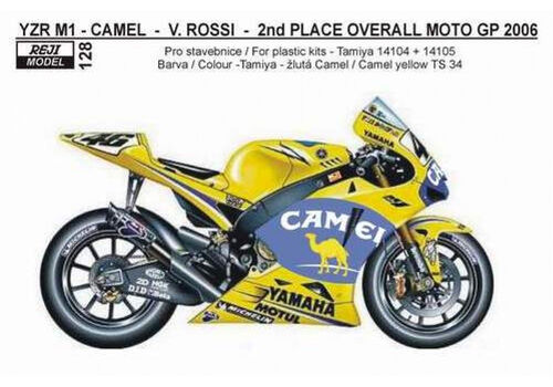Rejimodel 128 Yamaha YZR M1 MotoGP 2006 „CAMEL“ # 46 (for Tamiya Kits)