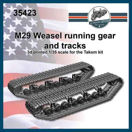 FC ModelTrend 35423 M29 Weasel Running Gear And Tracks (For Takom Kit)