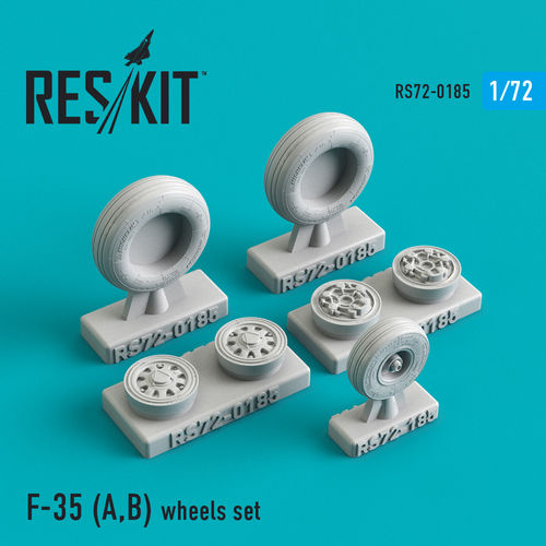 DISCONTINUED RES/KIT 72-0185 F-35 (A,B) wheels set