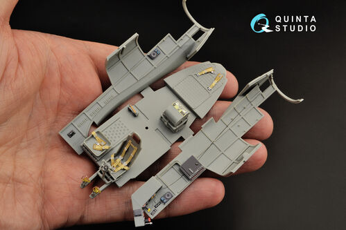 Quinta Studio QD48275 Focke-Wulf Fw-189 A - 3D-Printed & coloured Interior on decal paper (for GWH kits)