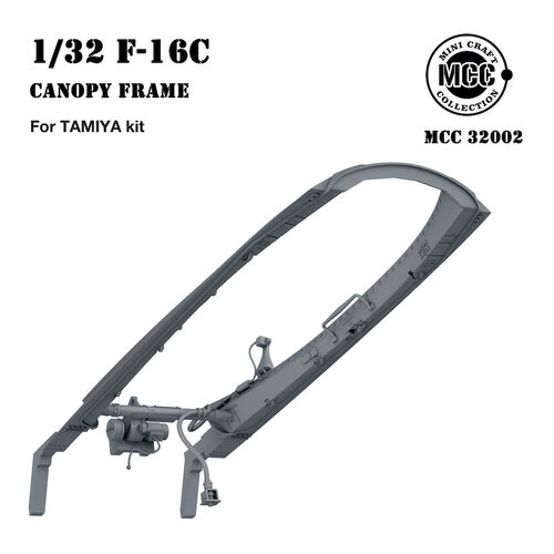 Mini Craft Collection 32002 Lockheed Martin F-16 C - Canopy Frame (for Tamiya kits)