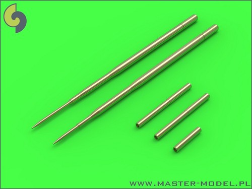 Master AM-48-091 MiG-17PF (Fresco D) - 23mm gun barrels set & Pitot Tubes