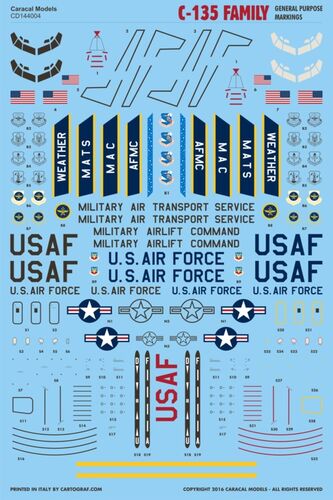 Caracal Models 144004 Boeing C-135 Family General Purpose Markings