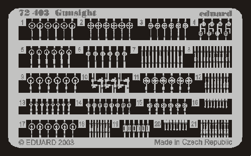 Eduard 72403 Gunsight