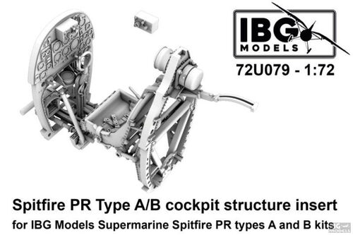 IBG 72U079 Supermarine Spitfire PR Type A / B - Cockpit Structure Insert (for IBG Kits)