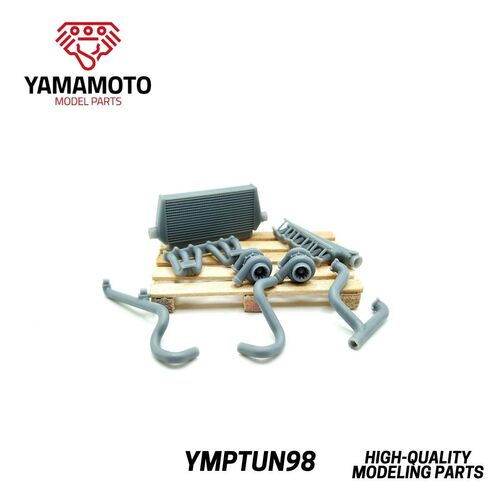 Yamamoto Model Parts TUN98 2JZ Twin Turbo Kit for Tamiya 24123
