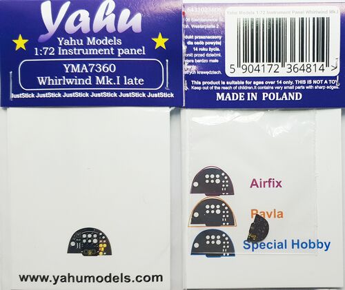 Yahu Models A7360 Whirlwind Mk.I Late (For Airfix/Pavla/Special Hobby)