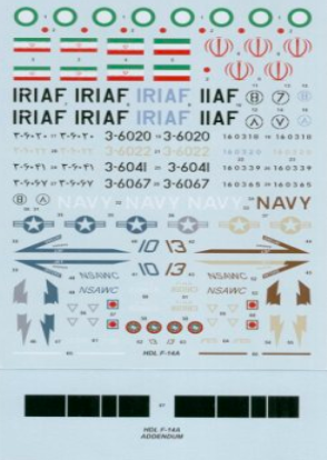 Hi-Decal Line 72051 F-14A tomcat