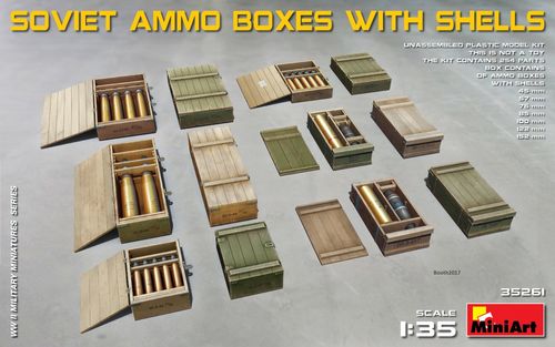 MiniArt 35261 Soviet Ammo boxes w/shells