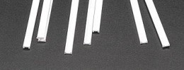 Plastruct 90533 Kształt "C" 3,2mm x 1,3mm x 0,6mm - 375mm 1szt / 1 piece
