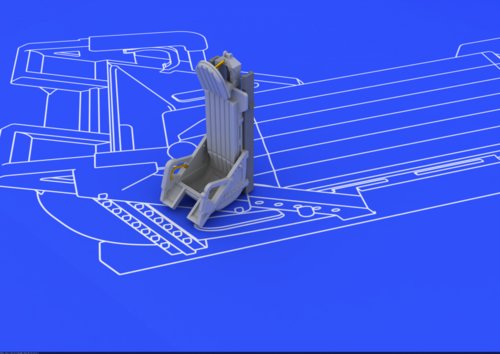 Eduard 672008 MiG-15 ejection seat EDUARD