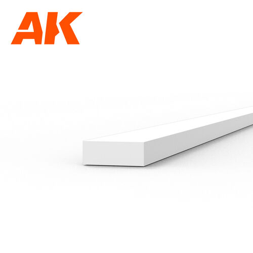 AK-Interactive 6515 Strips 0.75 x 2.00 x 350mm - STYRENE STYRENE STRIP – (1 UNITS)