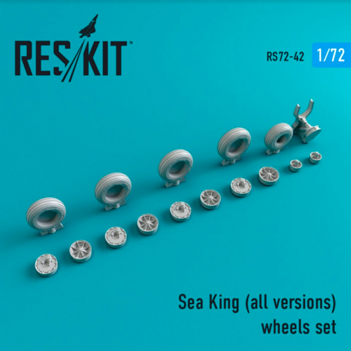 DISCONTINUED RES/KIT 72-0042 Sea King (all versions) wheels set