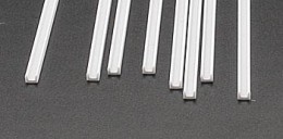 Plastruct 90583 Kształt "U" 3,2mm x 2,3mm x 0,8mm - 375mm 1szt / 1 piece