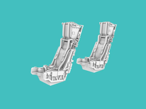 rise144models 075 Mirage F1/Mirage 2000 Ejection Seats 2pcs