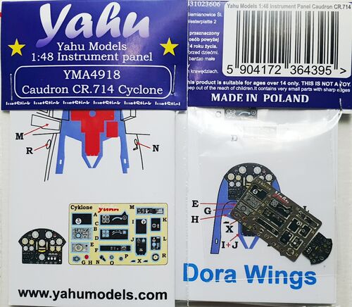 Yahu Models A4918 Caudron CR.714 Cyclone (For Dora Wings)
