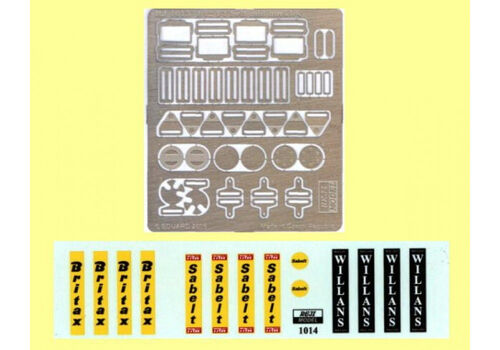 Rejimodel 1015 Formumla 1 Set Parts and Colour Seat Belt