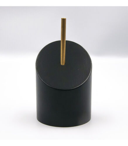 Izmod 009C Black Angled Base With Tube - Plinth 48mm