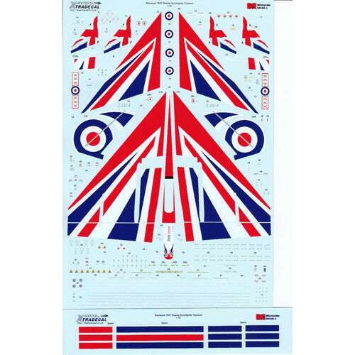 Xtradecal 72335 'Blackjack' RAF 2021 Display Eurofighter Typhoon FGR.4