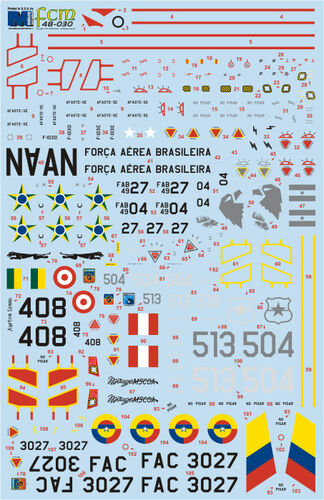 FCM 48030 Dassault-Mirage III Part 2 (4 schemes)