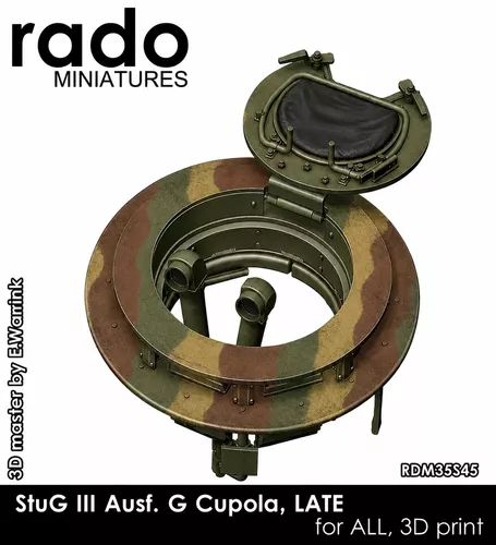 Rado Miniatures 35S45 StuG III Ausf. G Cupola, Late