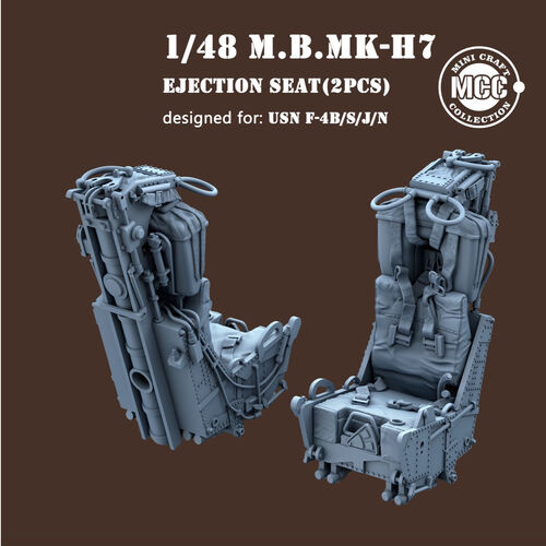Mini Craft Collection 4806 M.B MK.H7 Ejection Seats - US Navy Type (2 pcs - 3D-Printed) for F-4 B/S/J/N Phantom