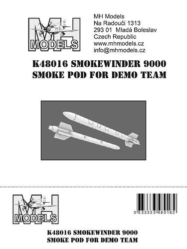 MH Models K48016 Smokewinder 9000 Smoke Pod For Demo Team