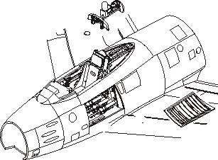 CMK K7112 F-86F Sabre interior ACA