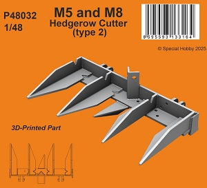CMK P48032 US M5 and M8 - 3D-Printed Hedgerow Cutter Type 2