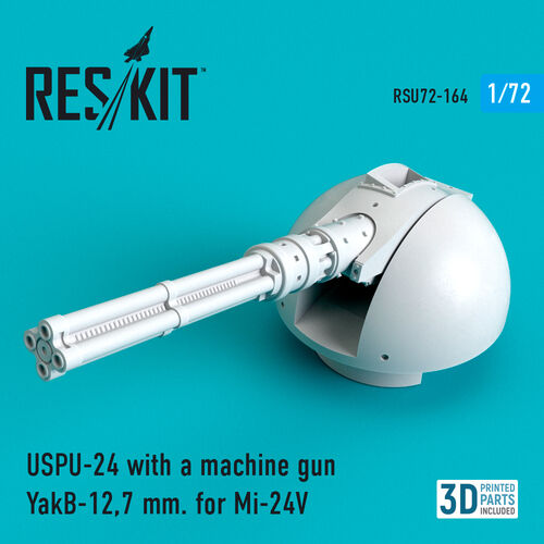 RES/KIT U72-0164 USPU-24 with a machine gun YakB-12,7 mm for Mi-24V