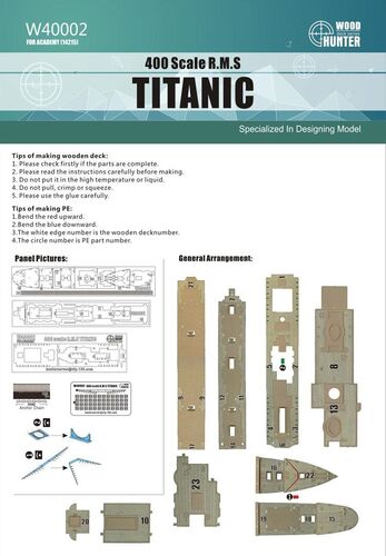 Flyhawk W40002 RMS Titanic (for Academy 14215)