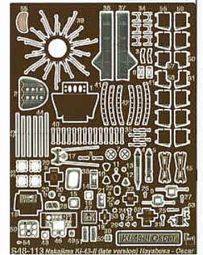 Part S48-113 Ki-43-II Hayabusa (Oscar) Hasegawa