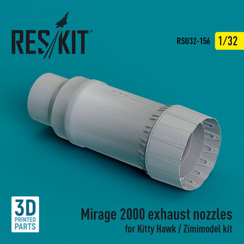 RES/KIT U32-0156 Mirage 2000 Exhaust Nozzle For Kitty Hawk / Zimimodel Kit (3D Printed)