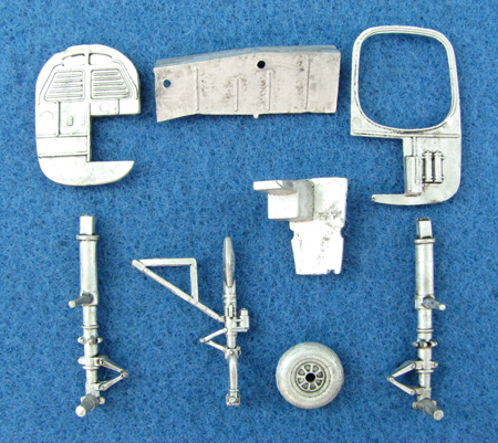Scale Aircraft Conversions 72010 North American B-25 Mitchell - Landing Gear (designed to be used with Hasegawa kits)