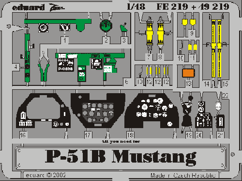 Eduard FE219 P-51B Tamiya