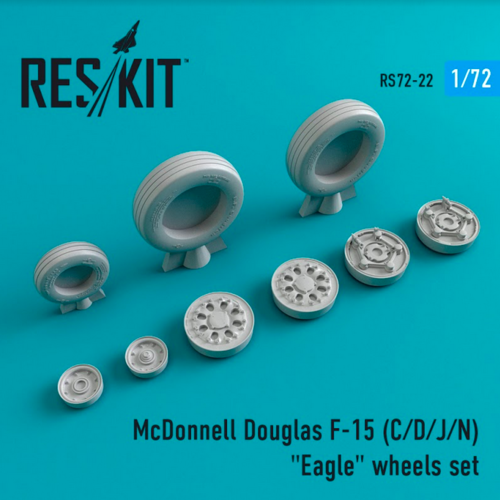 RES/KIT 72-0022 McDonnell Douglas F-15 (C/D/J/N) "Eagle" wheels set