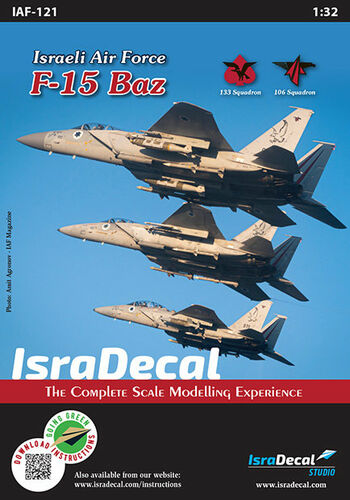 Isra Decal Studio AF121 IAF F-15 A/B/C/D Baz