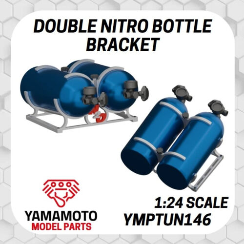 Yamamoto Model Parts TUN146 Double Nitro Bottle Bracket