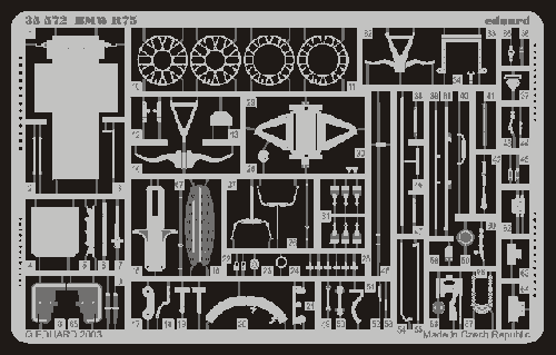 Eduard 35572 BMW R75 Tamiya