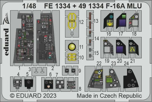 Eduard FE1334 F-16A MLU Kinetic