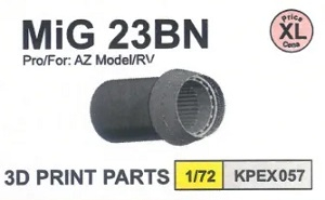 Kovozavody Prostejov KPEX057 MiG-23 BN - 3D-Printed Exhaust (for AZ Model Kits)