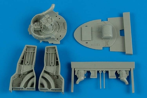 Aires 4574 F8F-1 Bearcat wheel bay Hobby boss