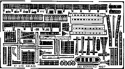 Eduard 17010 Akagi Hasegawa