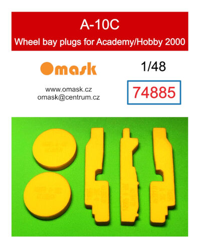 Omask 74885 A-10C Wheel Bay Plugs (For Academy/Hobby 2000)