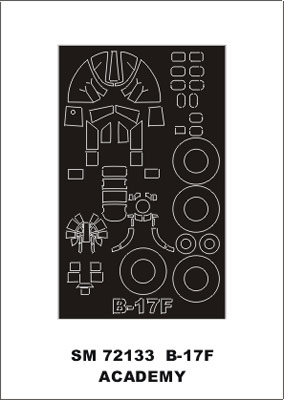 Montex SM72133 B-17F Academy