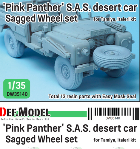 DEF Model DW35140 British SAS Landrover Pinkpanther