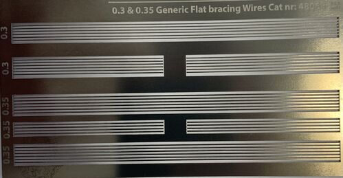 SBS Model 48068 0.3 & 0.35 Generic Flat bracing Wires Cat
