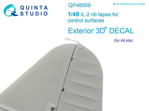 Quinta Studio QP48009 IL-2 rib tapes for control surfaces